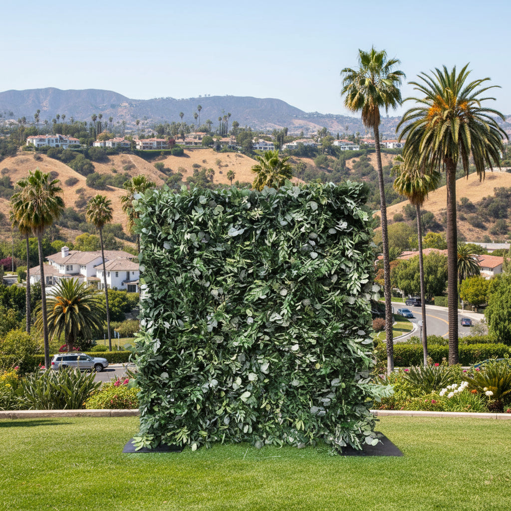Egyptian Meadow Premium Greenery Wall - 513 – FLOWER WALL COMPANY