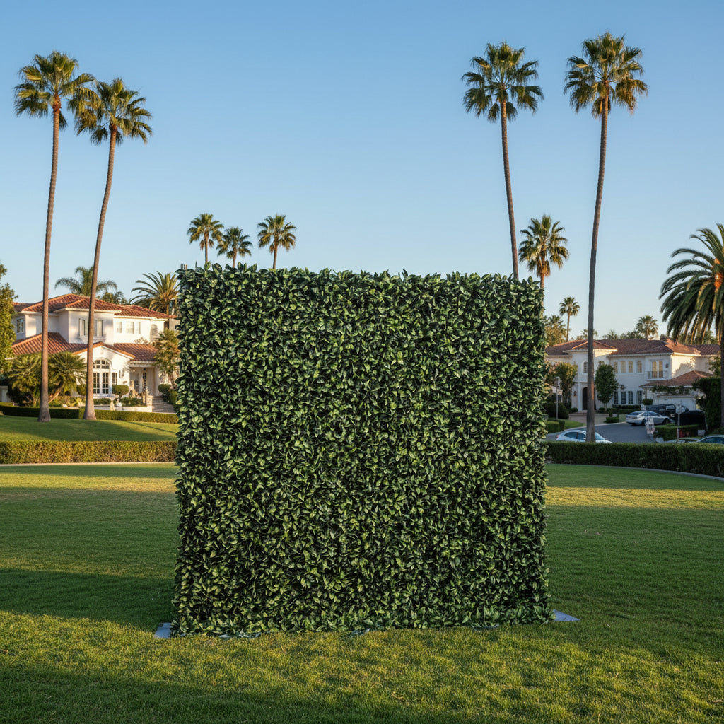 Thick Hedge Deluxe Greenery Floral Wall - 535 – FLOWER WALL COMPANY